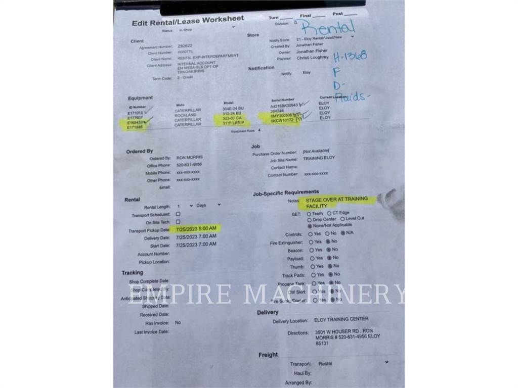 CATERPILLAR WORLDWIDE