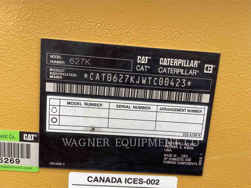 Caterpillar 627K - Raspadores - Construcción - CATERPILLAR WORLDWIDE