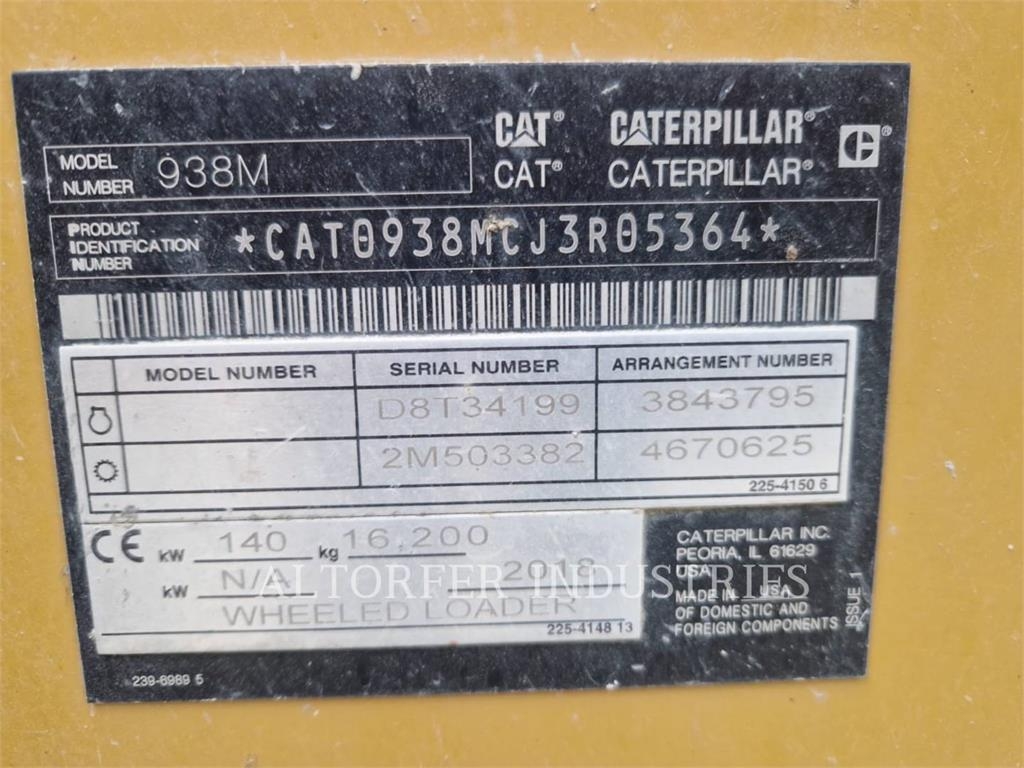 2018 Caterpillar 938M For Sale - 253,500 USD | Cat Used