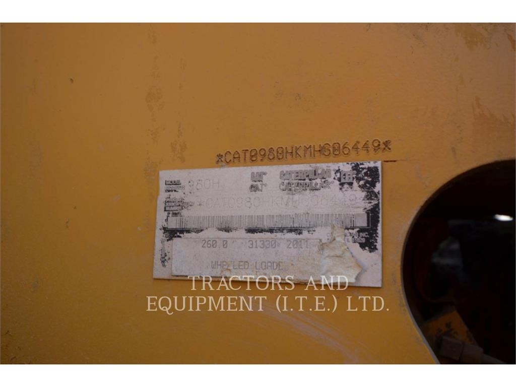 Caterpillar 980H - Wheel Loaders - Construction - CATERPILLAR WORLDWIDE