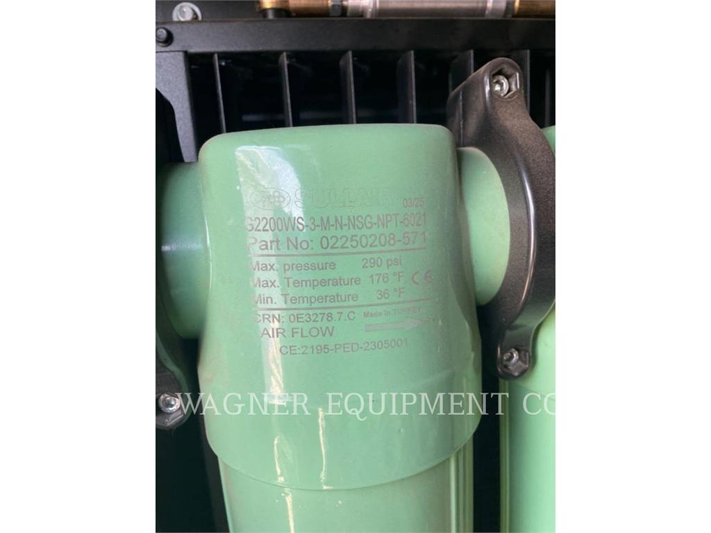 Sullair 800HH-900H - Séchage par Air Comprimé - Équipement De ...