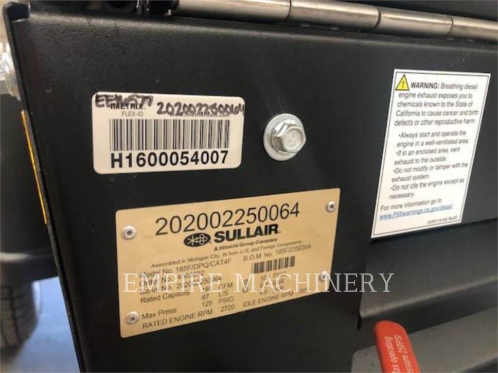 2020 Sullair DPQ185CA For Sale - 16,950 USD | Cat Used