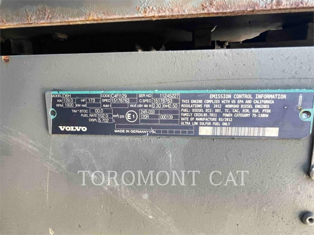 2012 Volvo 235DL For Sale - 53,565 USD | Cat Used