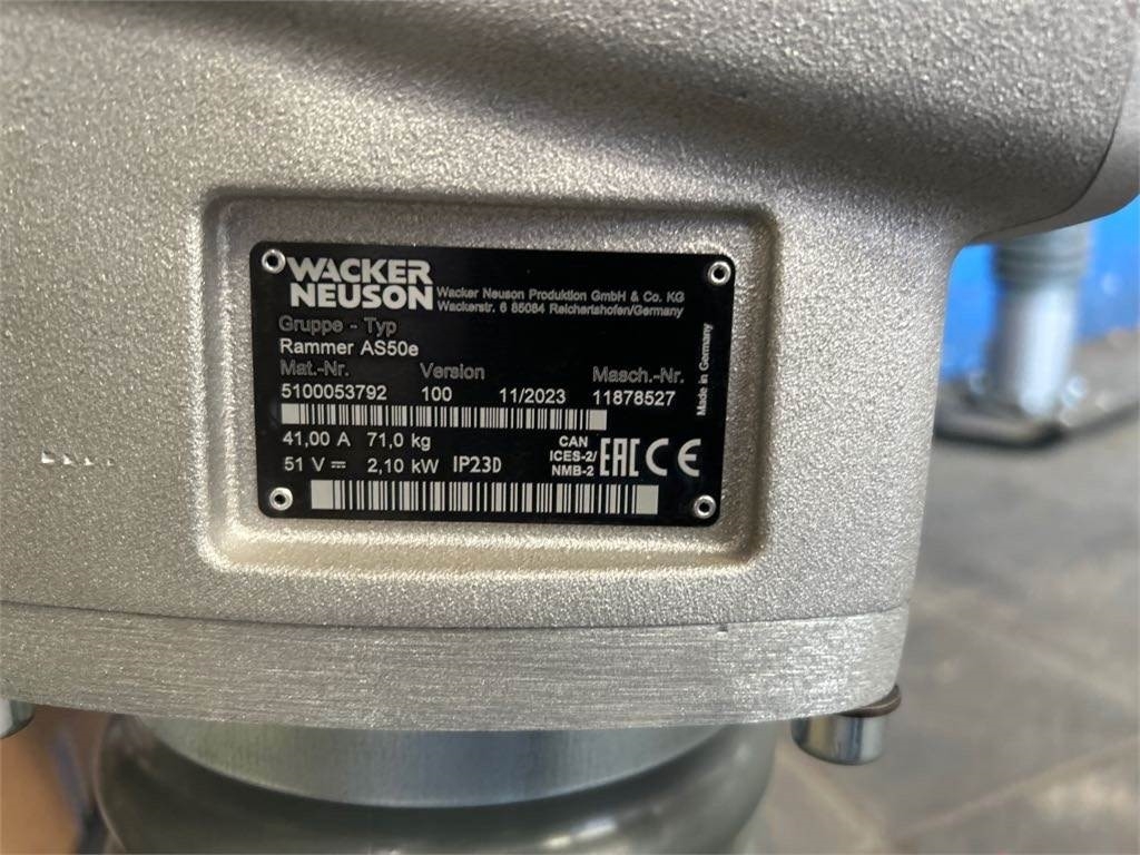 Wacker Neuson AS50e - Vibratory Rammers - Products - Wacker Neuson