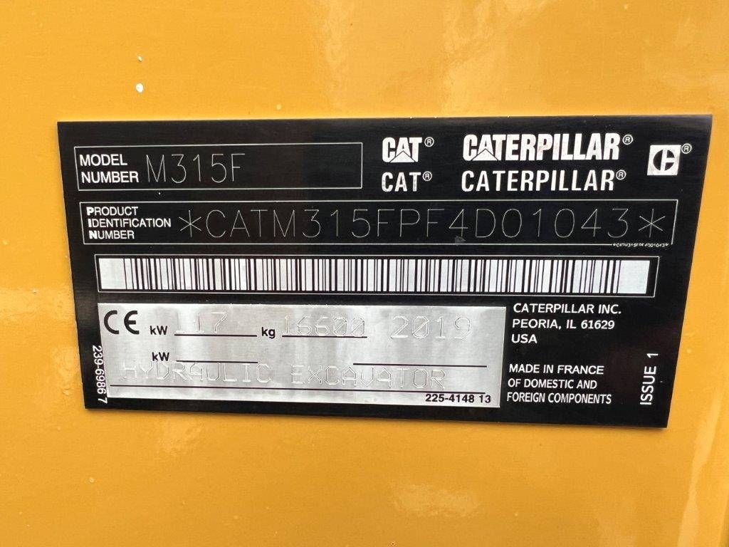 Köpa Begagnade CAT M315F med Makin 3D Hjulgrävare till salu i Stockholm ...