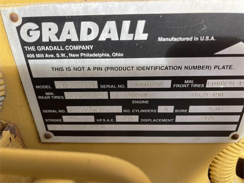 Gradall G3WD