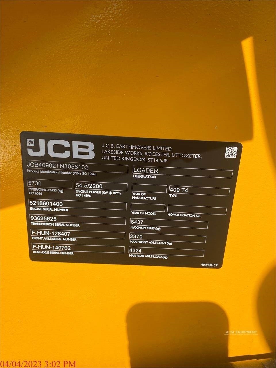 JCB 409