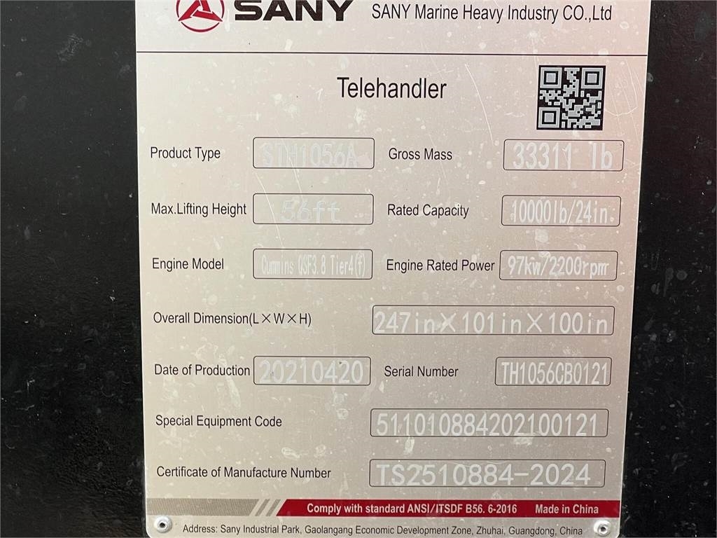Sany STH1056A