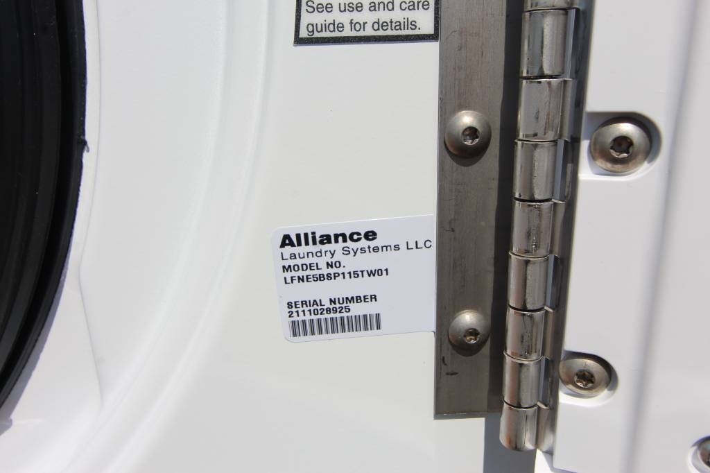 Alliance Speed Queen Commercial Washing Machine LFNE5BSP115