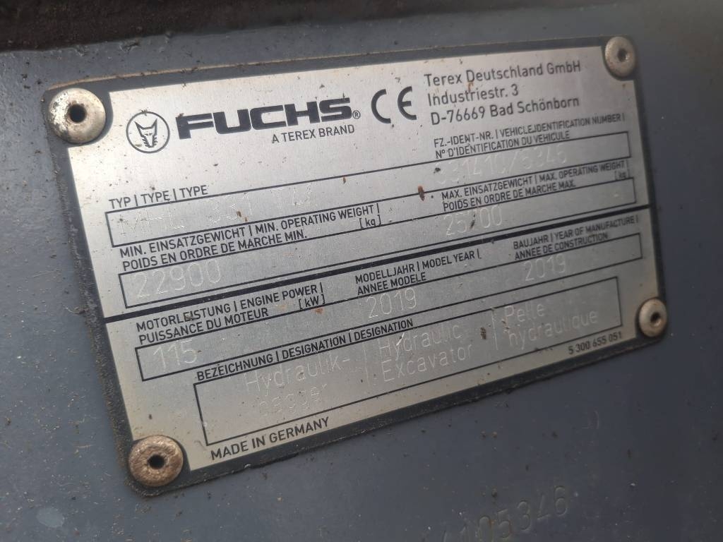 Fuchs MHL 331 - Material Handlers - Construction Equipment - Blue ...