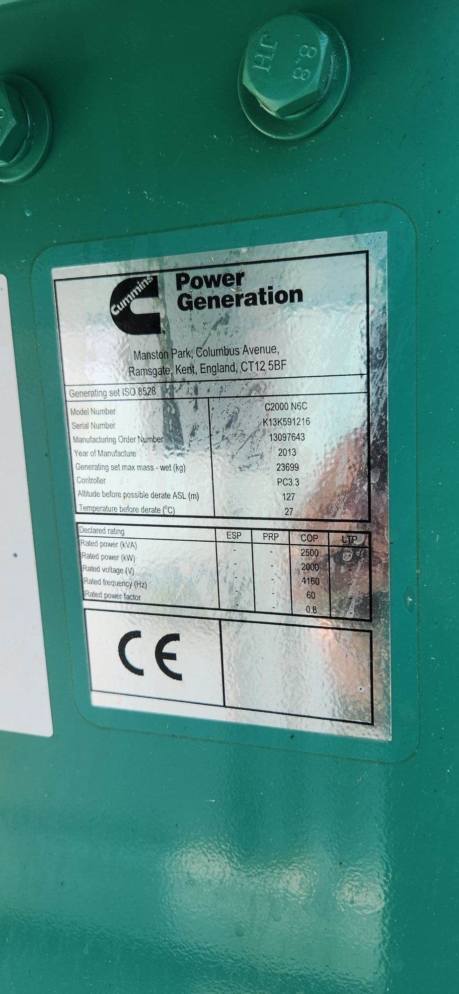 Cummins C2000 N6C