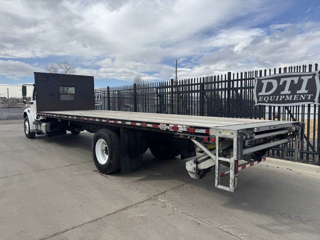 Freightliner M2 26' Flatbed With Tuck Under Lift Gate