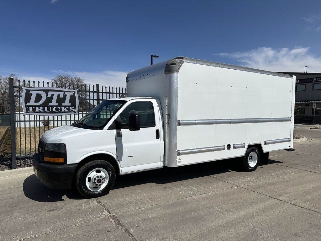 GMC G3500 16' Box Truck With Walk Ramp