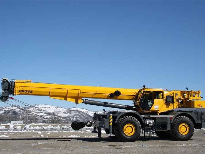 Grove GRT880 - Rough Terrain Cranes - Manitowoc Used Cranes