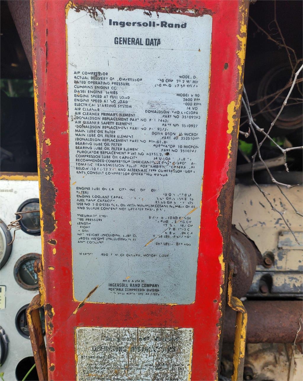 Chevrolet Kodiak Water Truck & 750cfm/250psi Air Compressor