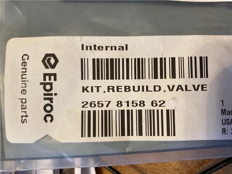 Epiroc (Atlas Copco) Valve Rebuild Kit - 57815862