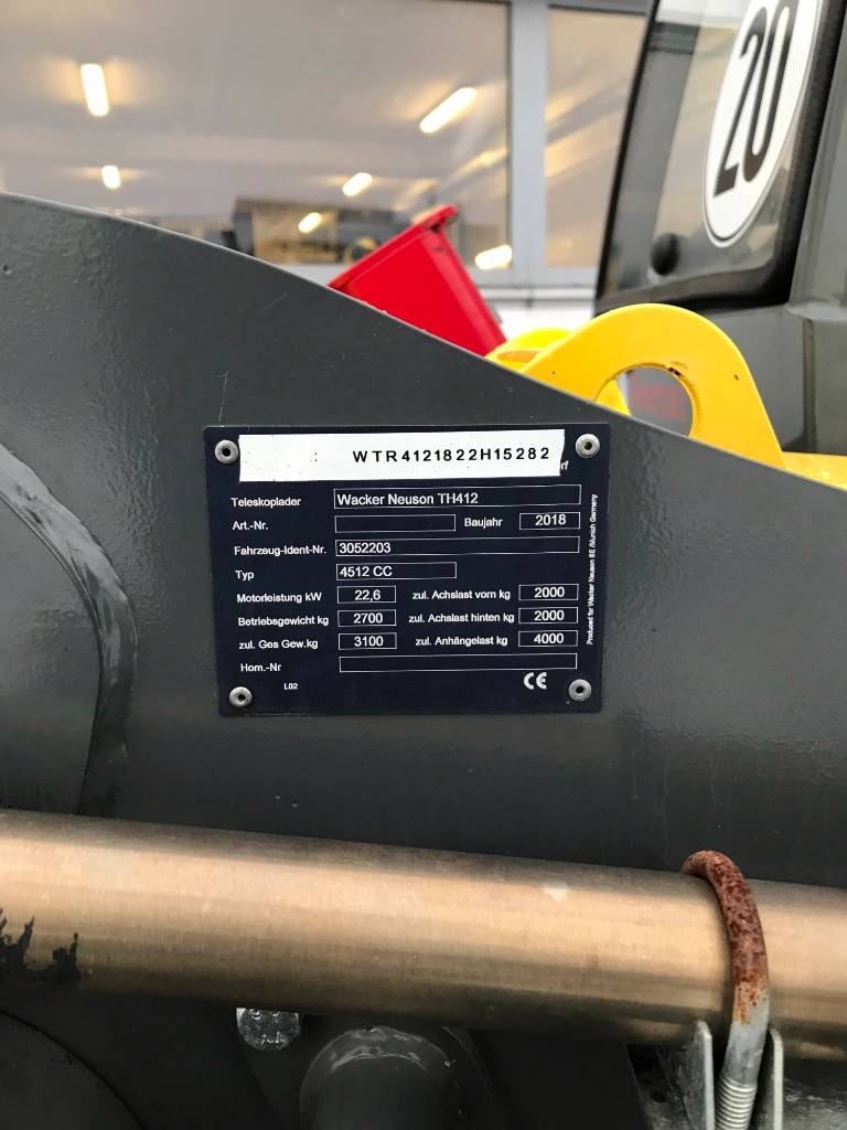 Wacker Neuson TH412 - Telehandler - Products - Wacker Neuson Deals