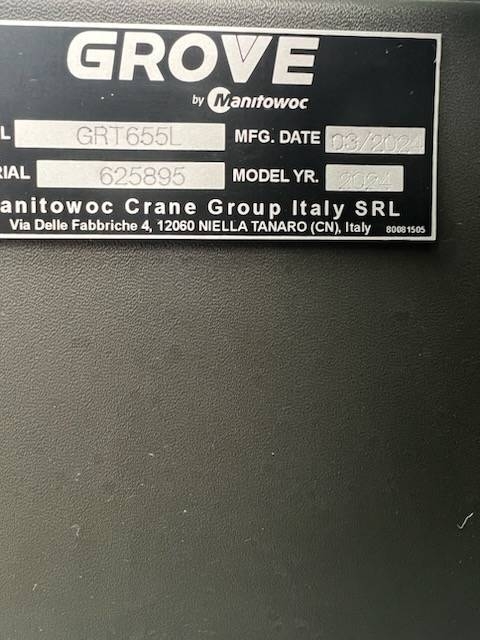 Grove GRT655L - Rough Terrain Cranes - Manitowoc Used Cranes