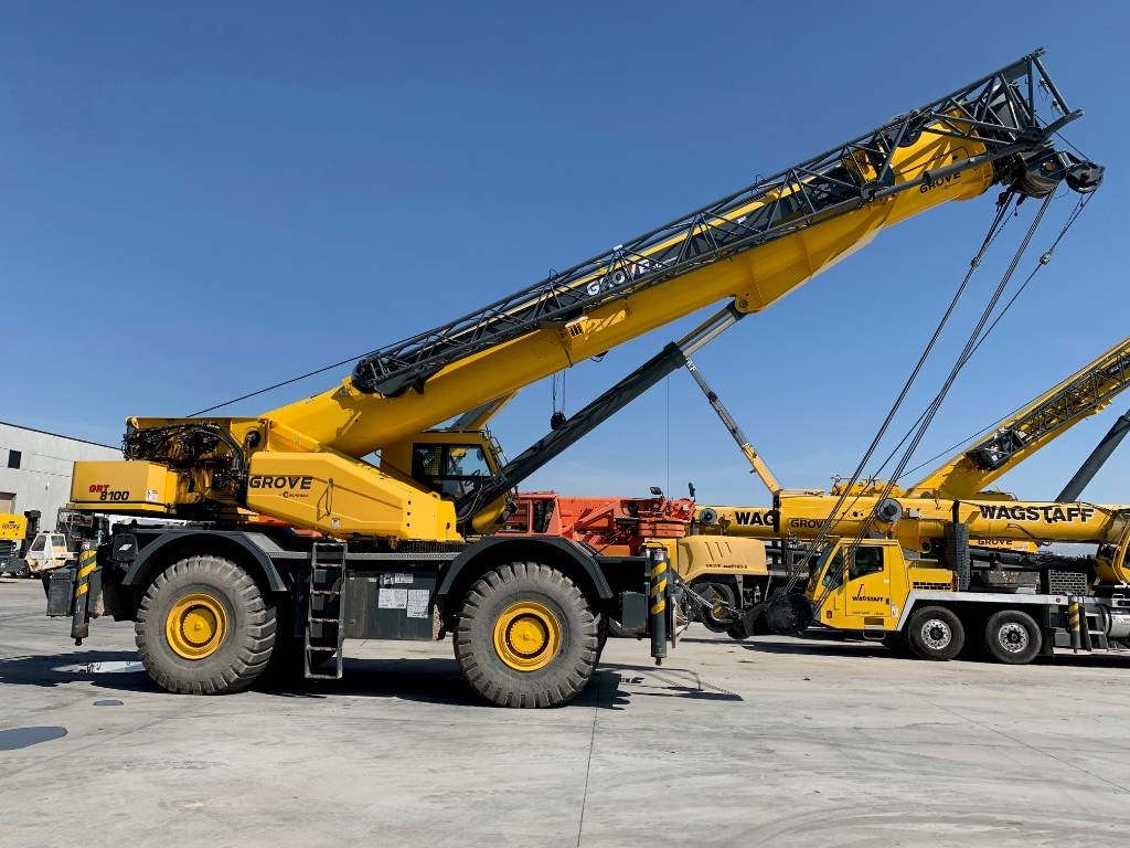 Grove GRT8100 - Rough Terrain Cranes - Manitowoc Used Cranes