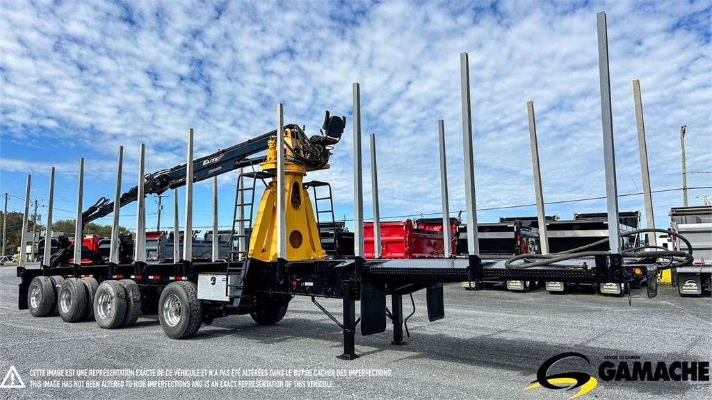 BWS 51' LOG TRAILER LOG TRAILER WITH PULPWOOD GRAPPLE