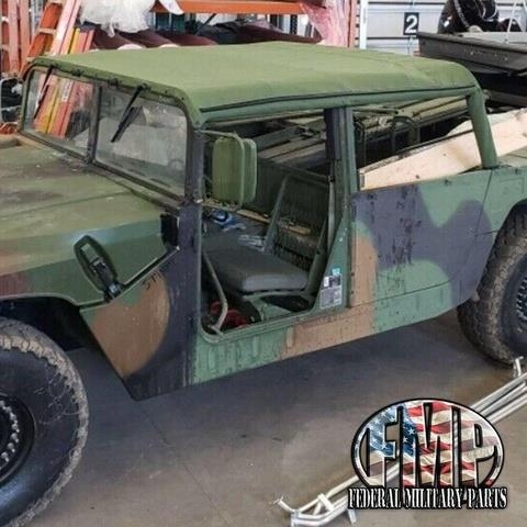 [Other] 3-Part Humvee Canvas Kit (Rear Curtain Soft Top R
