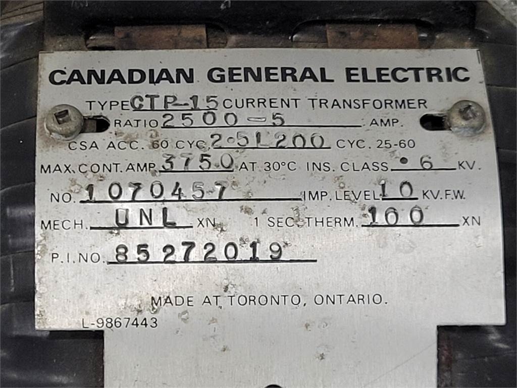 [Other] CANADIAN GENERAL ELECTRIC