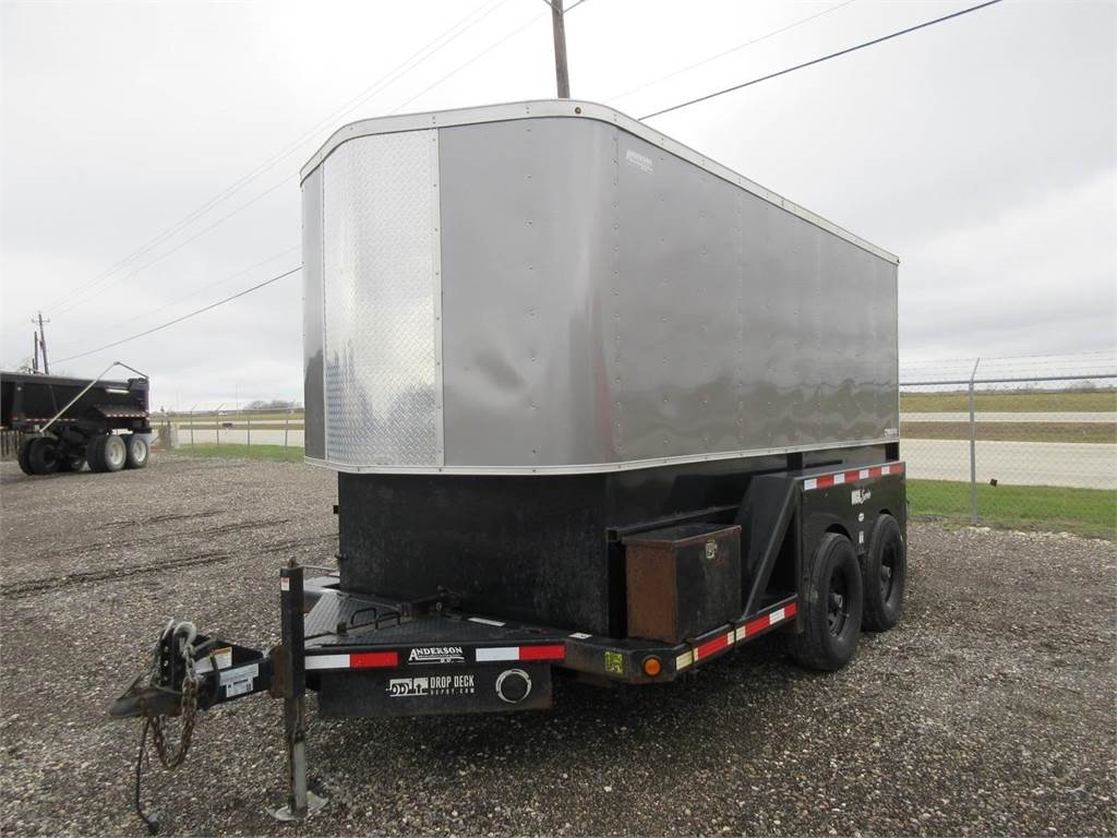 Anderson HGL10614E 14'X6' ENCLOSED DROP DECK TRAILER
