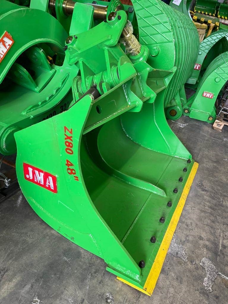 JM Attachments Tilt Bucket 48" Dual Hydraulic Cylinder Cater