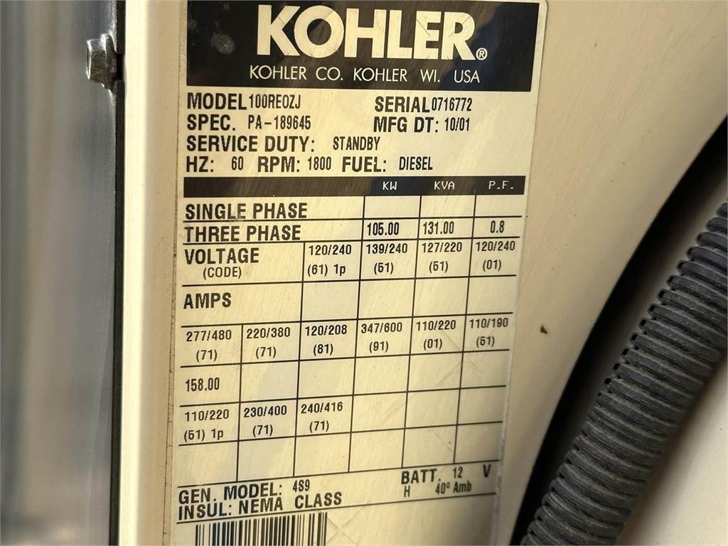 Kohler 100REOZJ