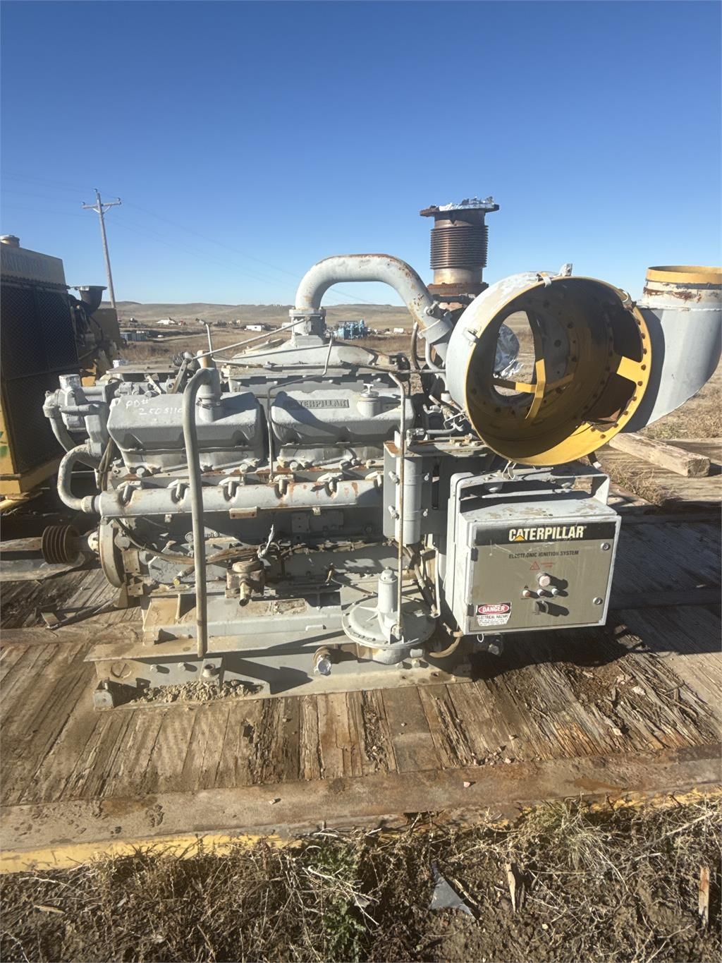 CAT 3412 SKID MOUNTED ENGINE