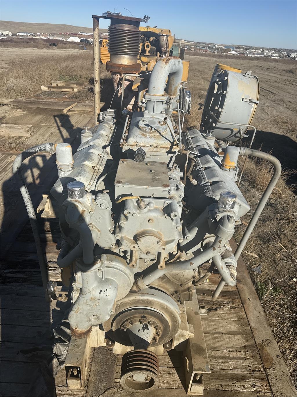 CAT 3412 SKID MOUNTED ENGINE