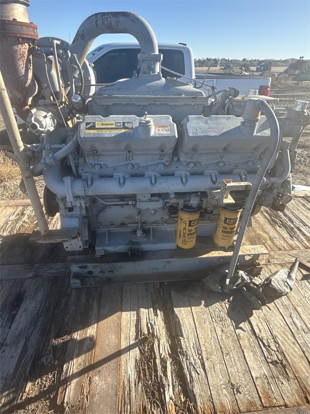CAT 3412 SKID MOUNTED ENGINE