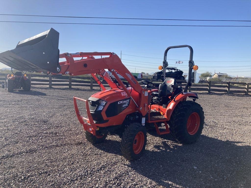 Kioti CK3520SEH-TL 35HP Diesel 4x4 Hystat Tractor Loader