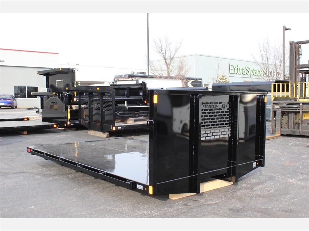 SH TRUCK BODIES 12' Flatbed w/ Stake Poc