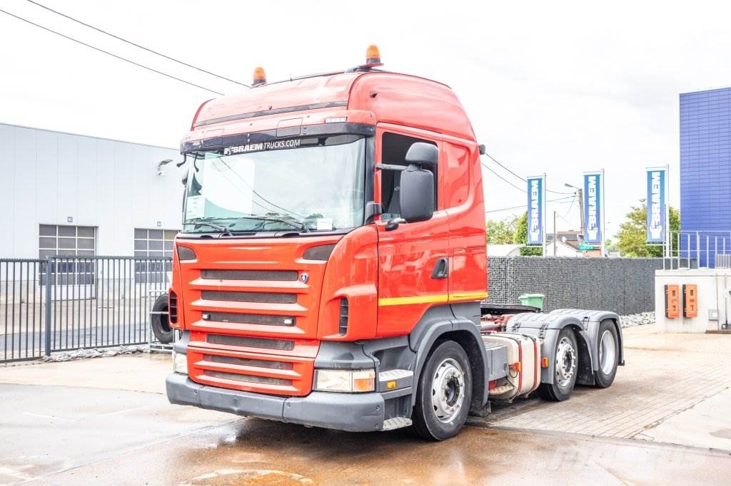 Scania R380-6x2/4 - Verstelbare Koppelschotel, 2008, HANDZAME, Belgium ...
