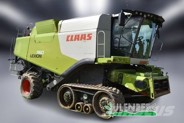Claas Lexion 760 TT Z VARIO 1200 /CEMOS/ 1387H., 2012, Polonia ...