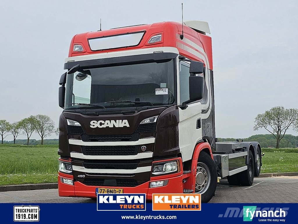 Scania G450 6x2 nb vdl hooklift, 2019, Vuren, The Netherlands, Pays-Bas ...