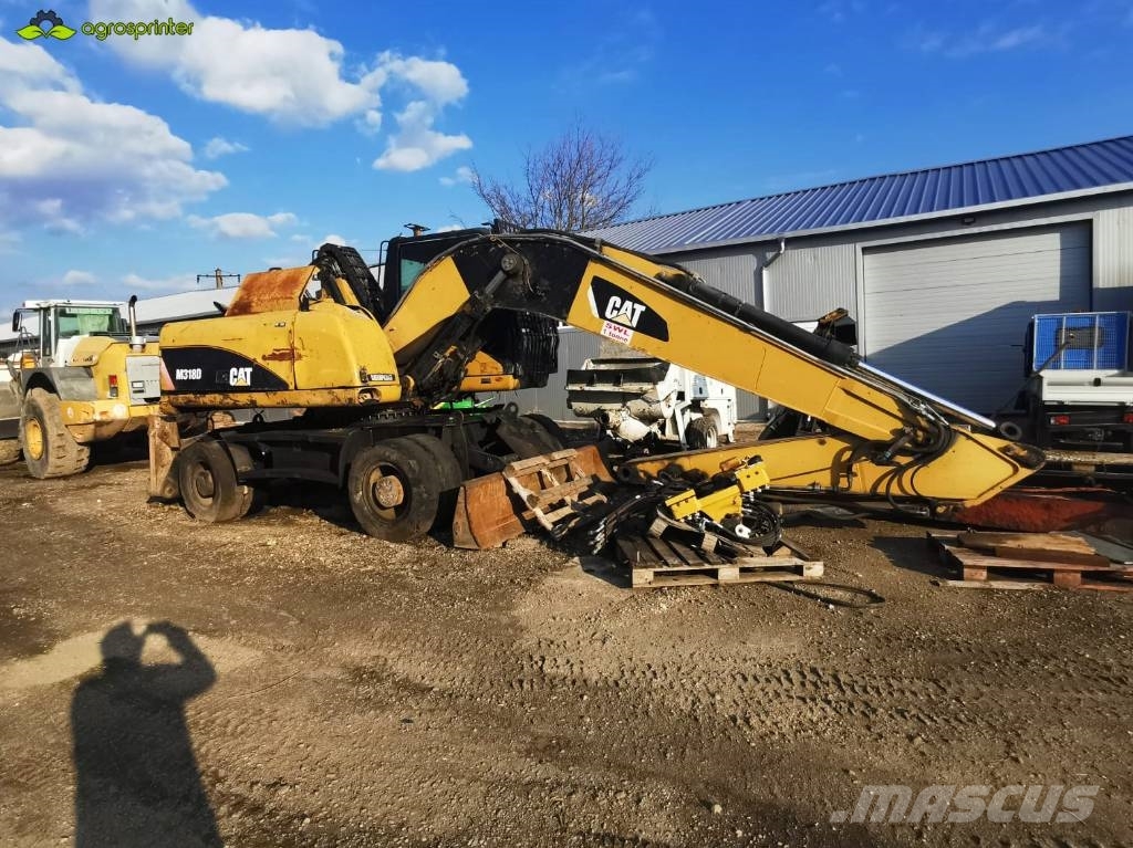 Caterpillar M 318 D, 2008, Roumanie - d'occasion pelle à déchets ...