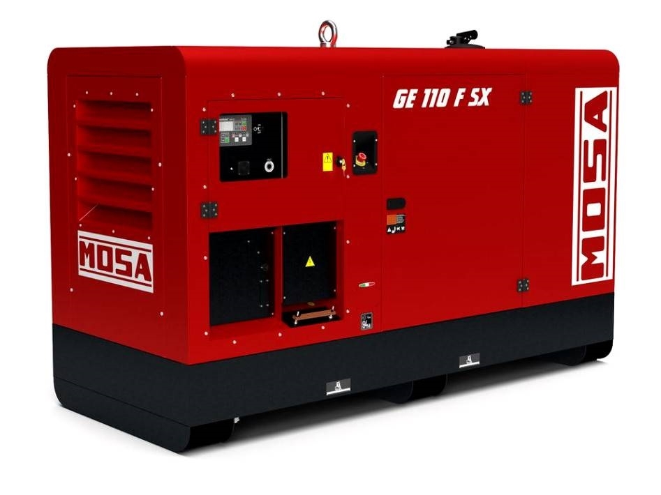 Mosa Stromerzeuger GE 110 FSX | 110 kVA / 400V / 159A, 2021, Germany ...