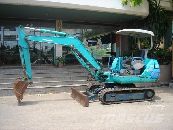 Used Komatsu PC30-7-295xx mini excavators
