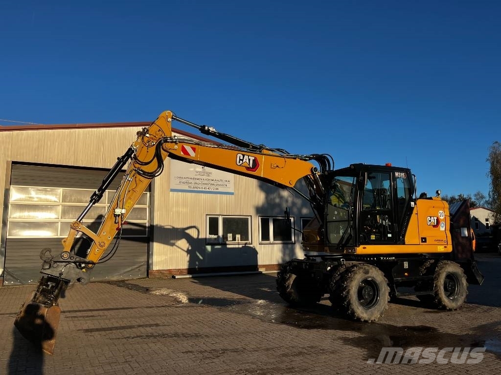 Caterpillar M 315, 2022, Deutschland - Gebrauchte Mobilbagger - Mascus ...