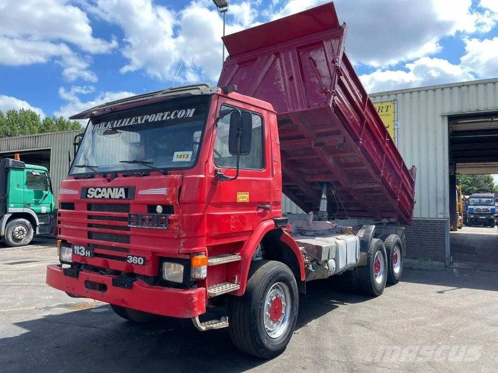 斯堪尼亚 P113-360 Kipper 6x6 Big Axle's Full Steel Suspensi, 1995, 's ...