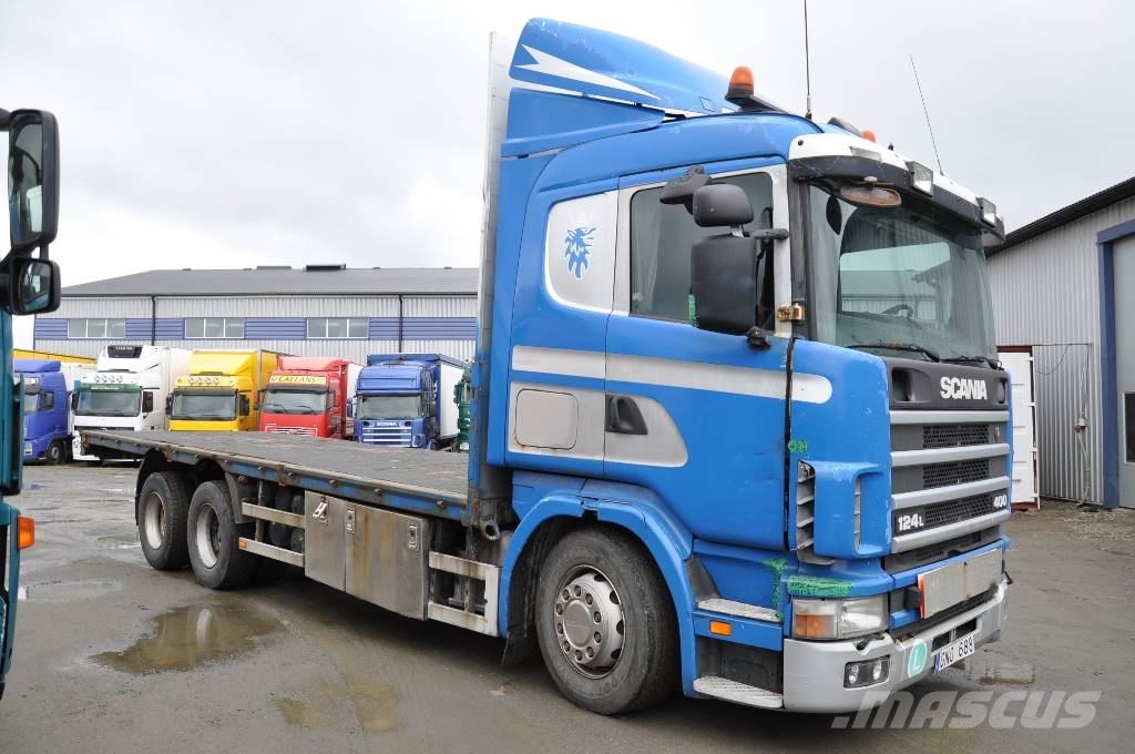 Used Scania 124 6X2 400 flatbed / Dropside Year: 1998 Price: $8,756 for ...