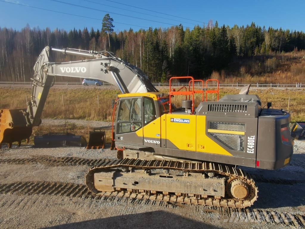 Volvo EC480EL, UTHYRES - Crawler excavators for rent, Year of ...