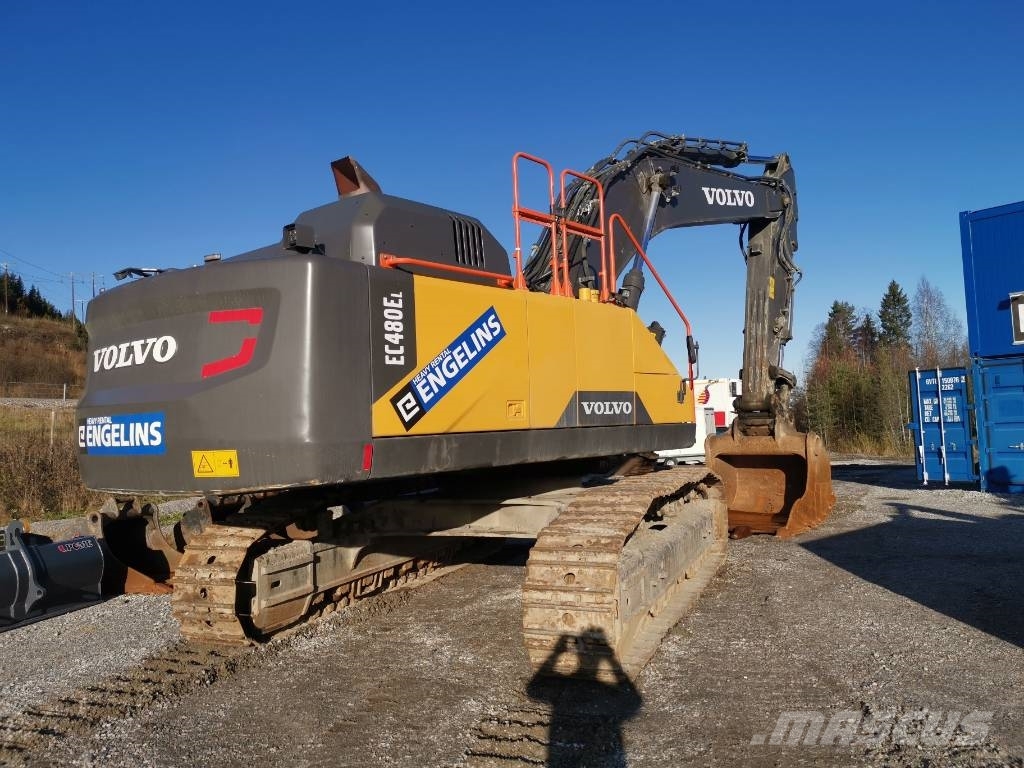 Volvo EC480EL, UTHYRES - Crawler excavators for rent, Year of ...
