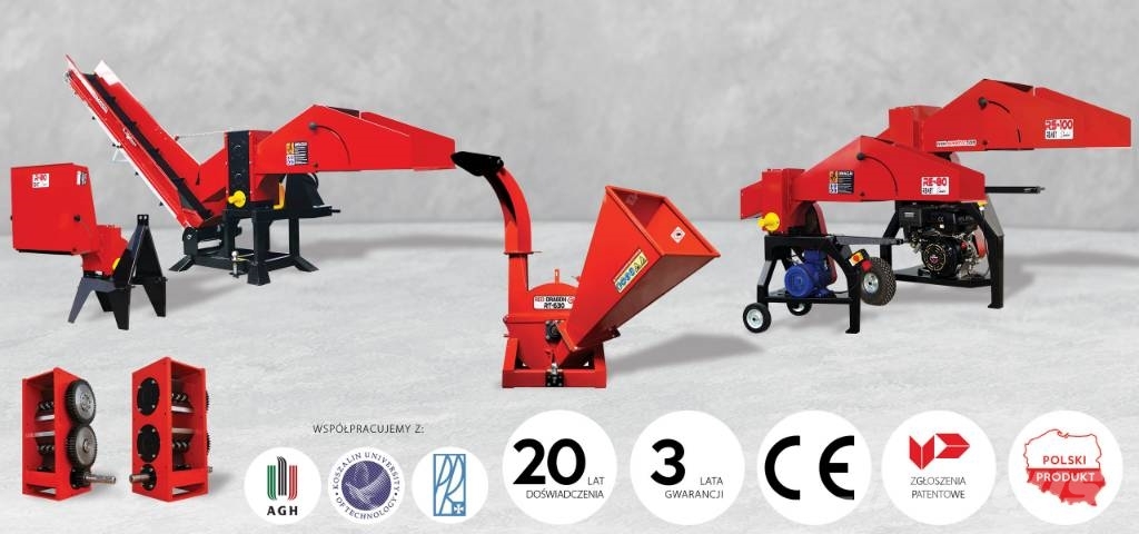 Used RED DRAGON REMET CNC TECHNOLOGY RP-120 PTO wood chippers Year ...