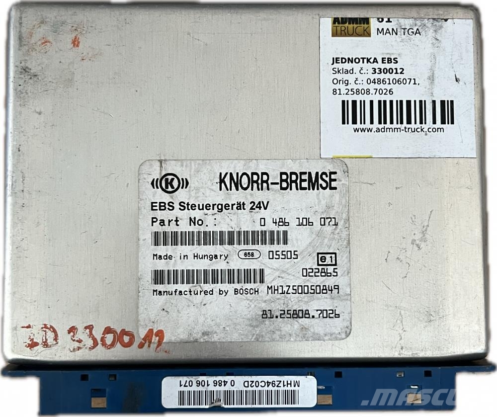 MAN TGA JEDNOTKA EBS