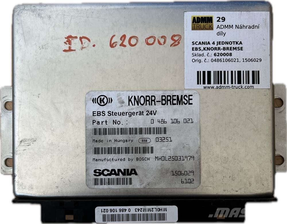 Scania 4 JEDNOTKA EBS,KNORR-BREMSE, Lišov, Czech Republic - Used other ...