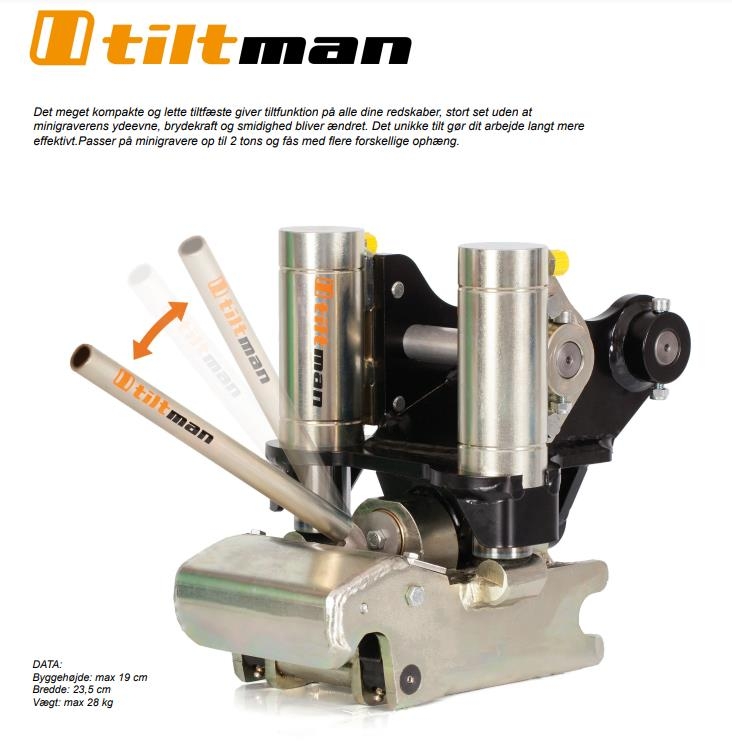 Tiltman tiltfæste til minigravere op til 2T, 2021, Tingvejen 40B ...