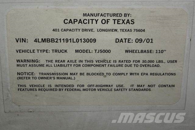 Capacity TJ5000, 2001, US Sparrow Bush NY, United States - Used ...